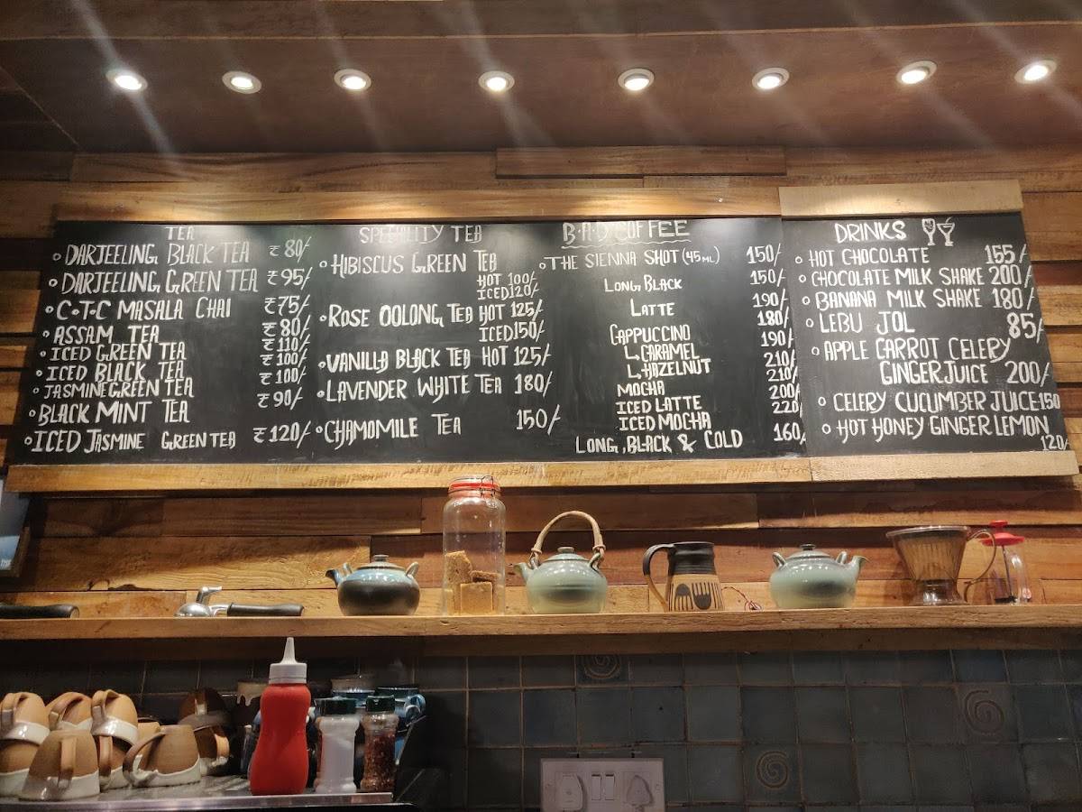 Menu at Sienna Store & Cafe, Kolkata, 49