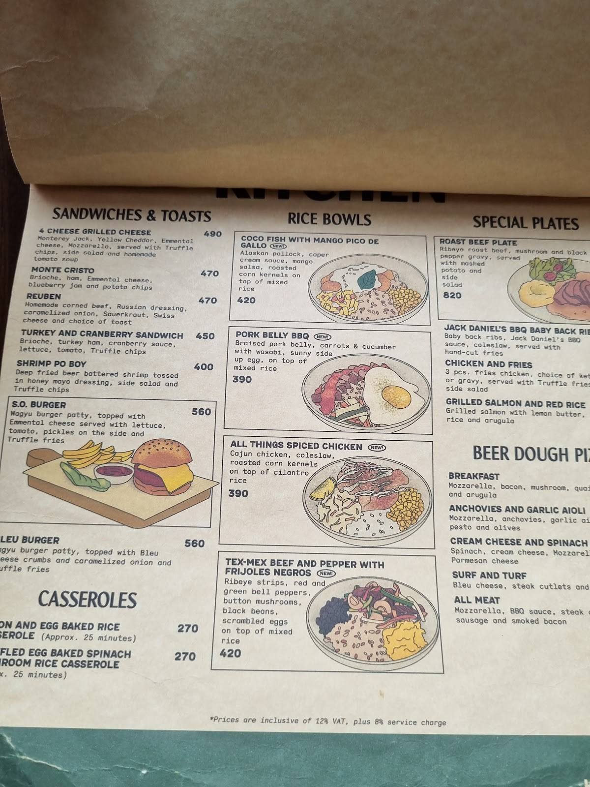 Menu at Single Origin - Greenbelt 5 cafe, Makati, Greenbelt 5 GF