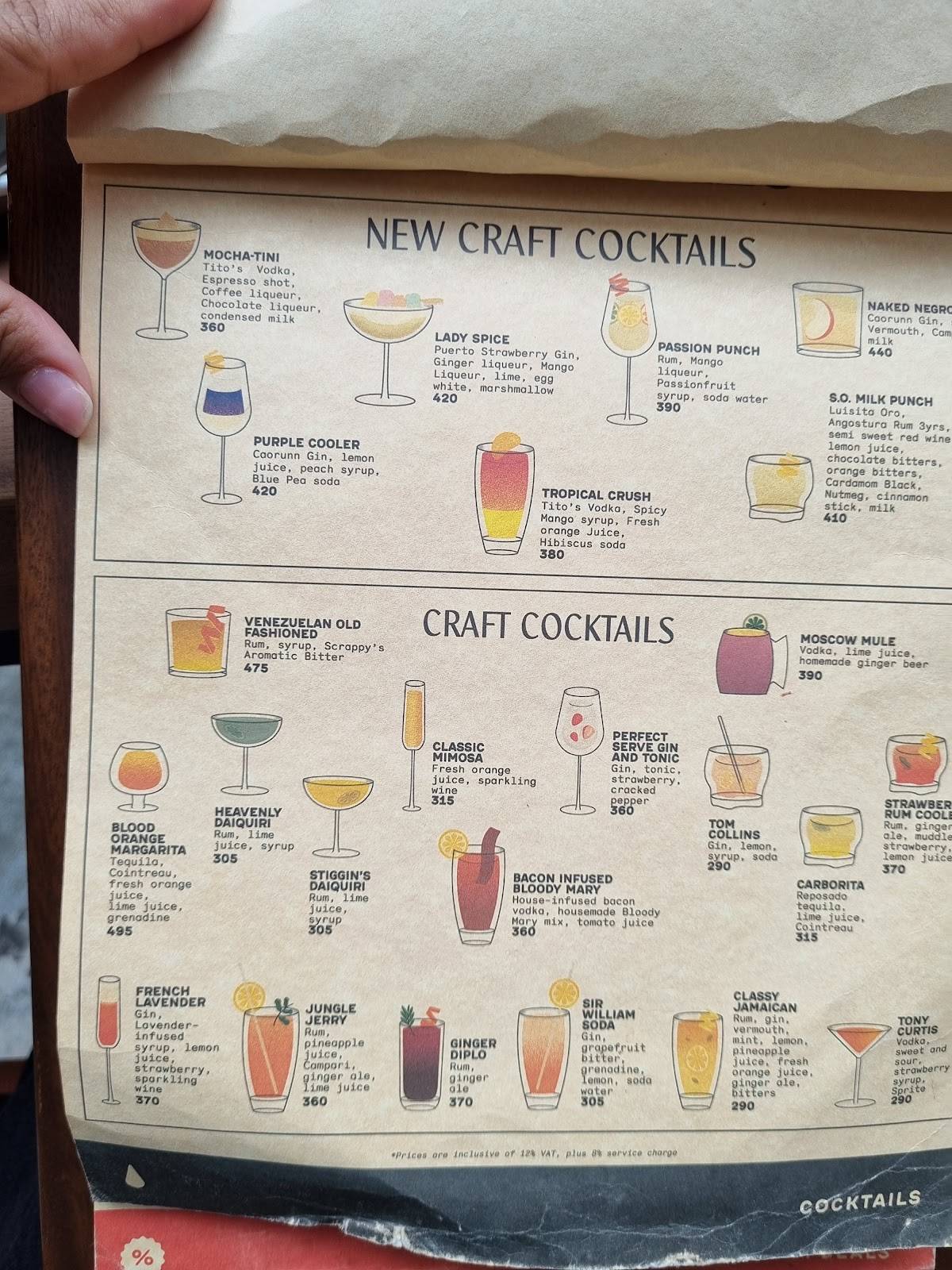 Menu at Single Origin - Greenbelt 5 cafe, Makati, Greenbelt 5 GF