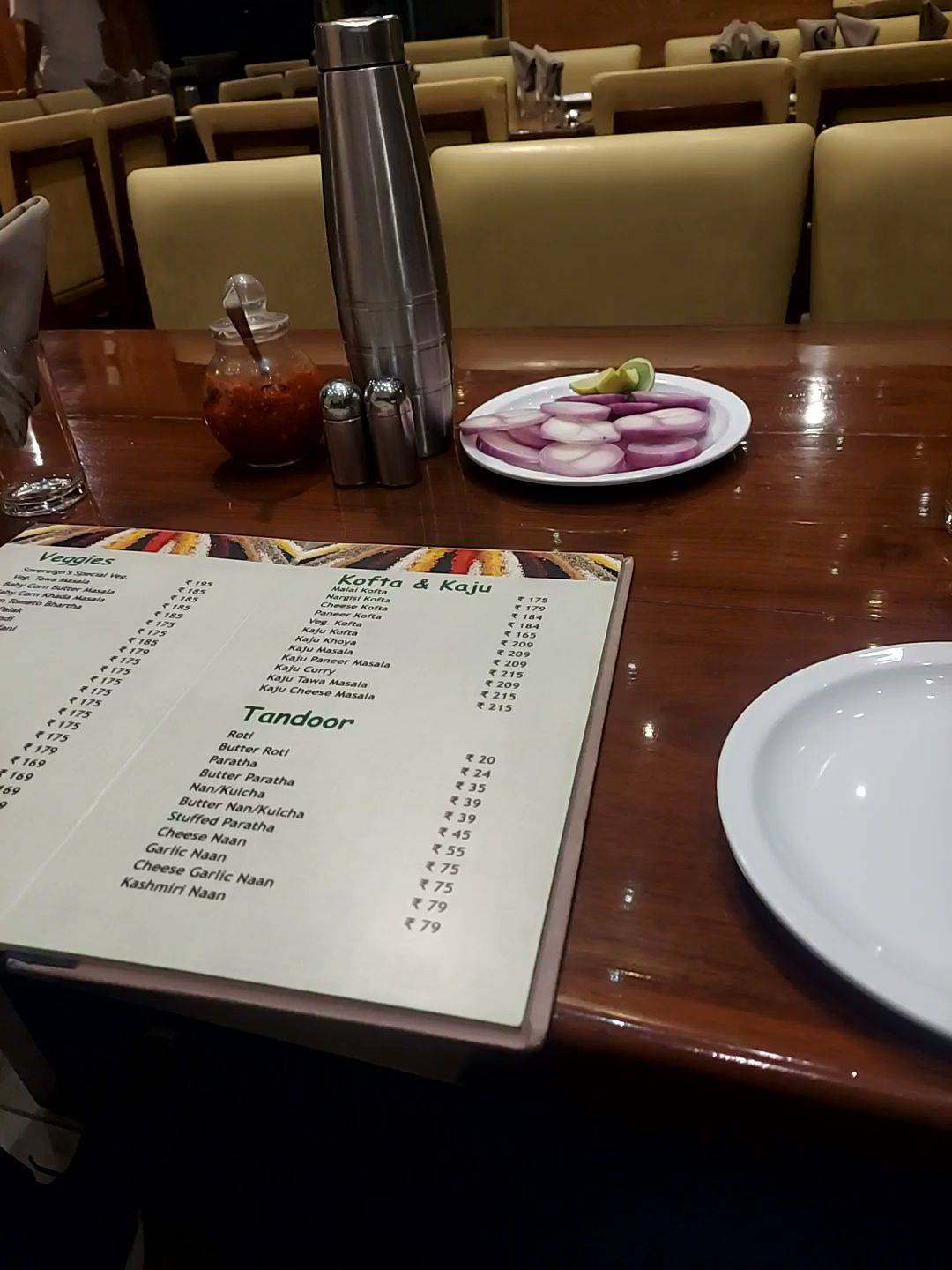 Menu at Sovereign Restaurant, Vadodara