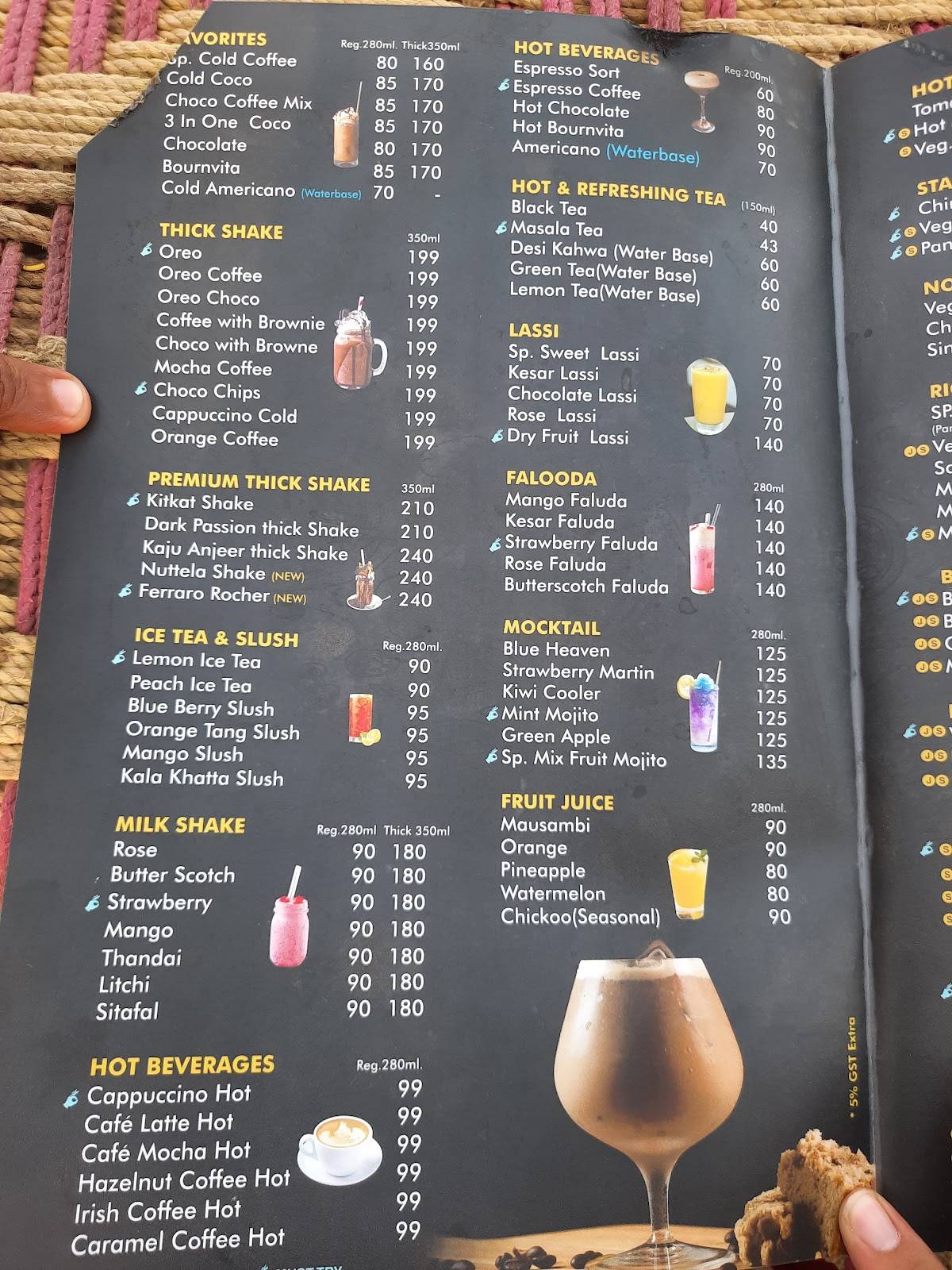 Menu at Spice Hub Restro Cafe, zundal, Ahmedabad, spice hub restro cafe
