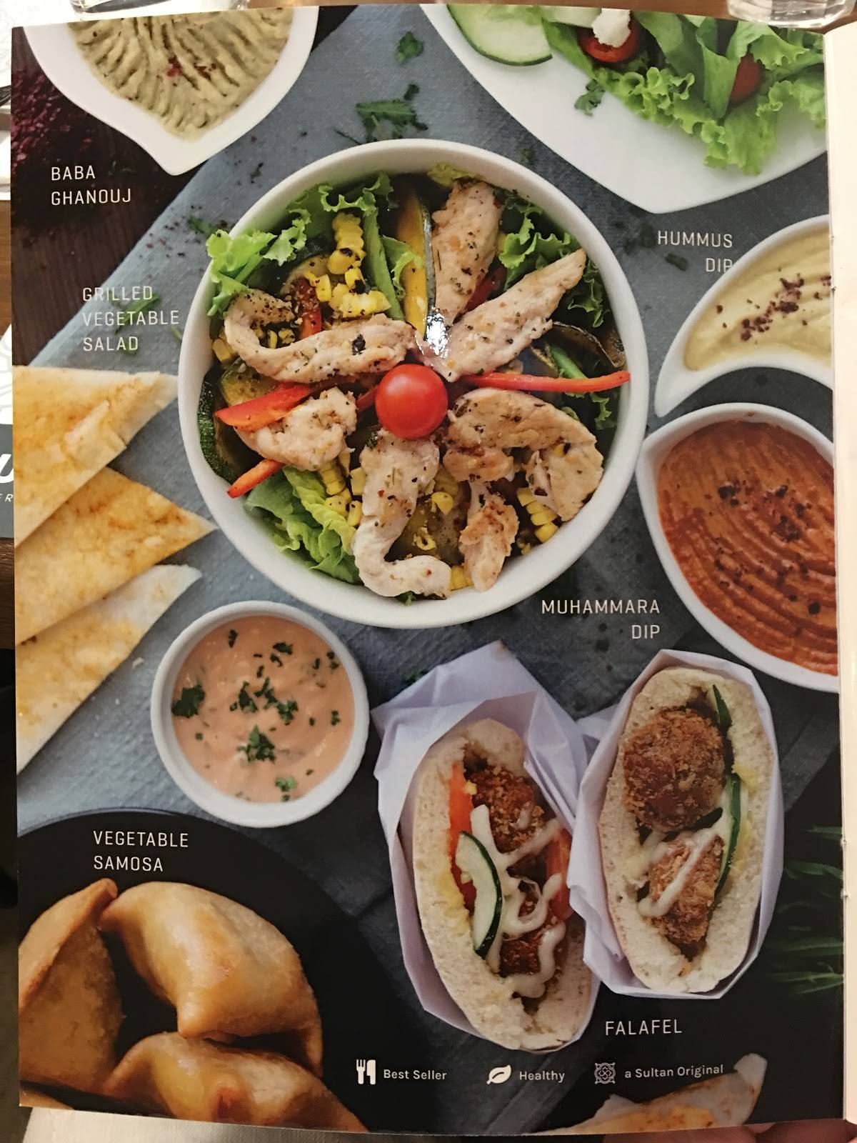 Menu at Sultan Mediterranean Grill restaurant, Makati, UG9 Valero Plaza ...