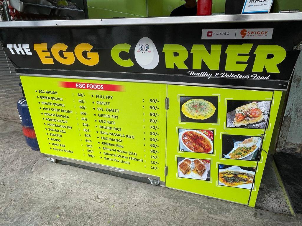 Menu at THE EGG CORNER, Pune, Mezza 9