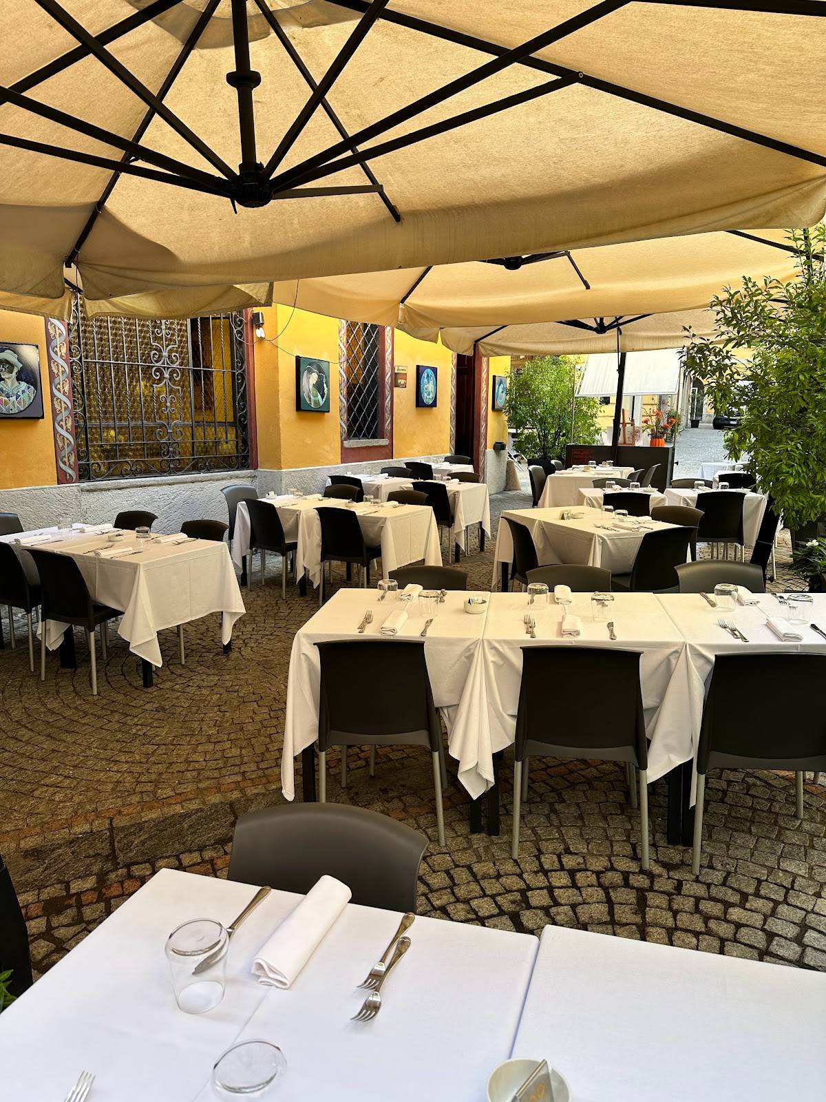 Menu at Teatro restaurant, Varese