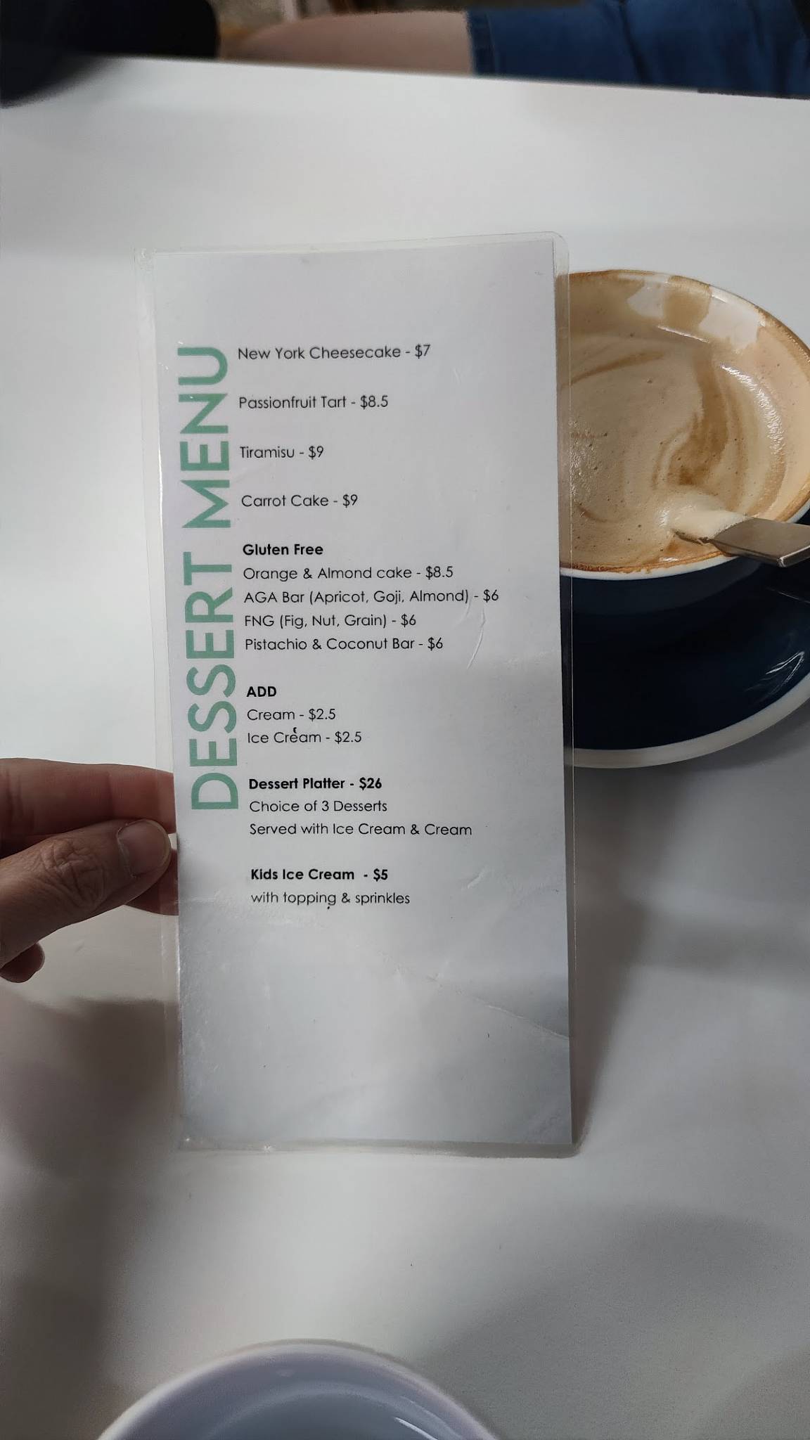 Menu at The Boatshed Woronora cafe, Woronora