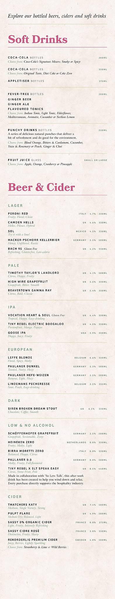 Menu at The Botanist Bar & Restaurant Cheltenham, Cheltenham