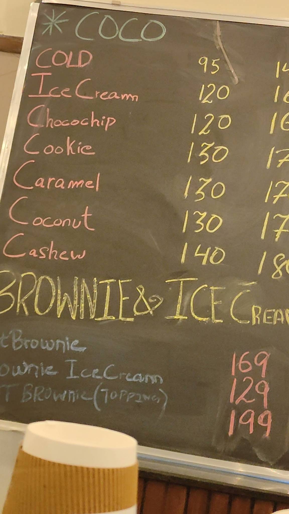 Menu at The Coco & Co. - Swim in the divine taste of Chocolate, Hyderabad