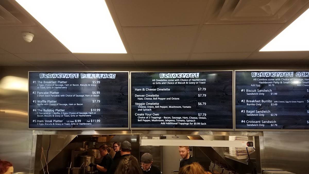 Menu at The Dari restaurant, Greenwood