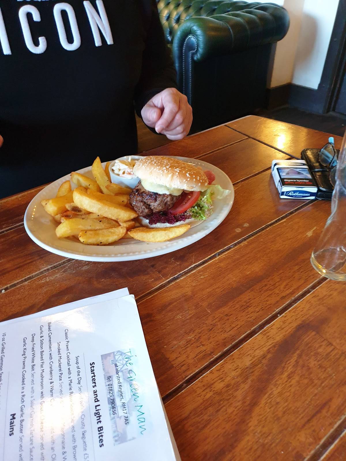 Menu at The Green Man pub & bar, Horsted Keynes