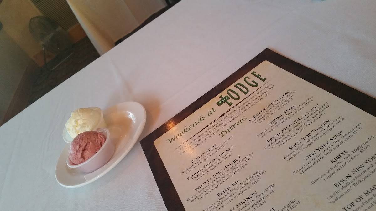 Menu at The Lodge at Maddox restaurant, Perry