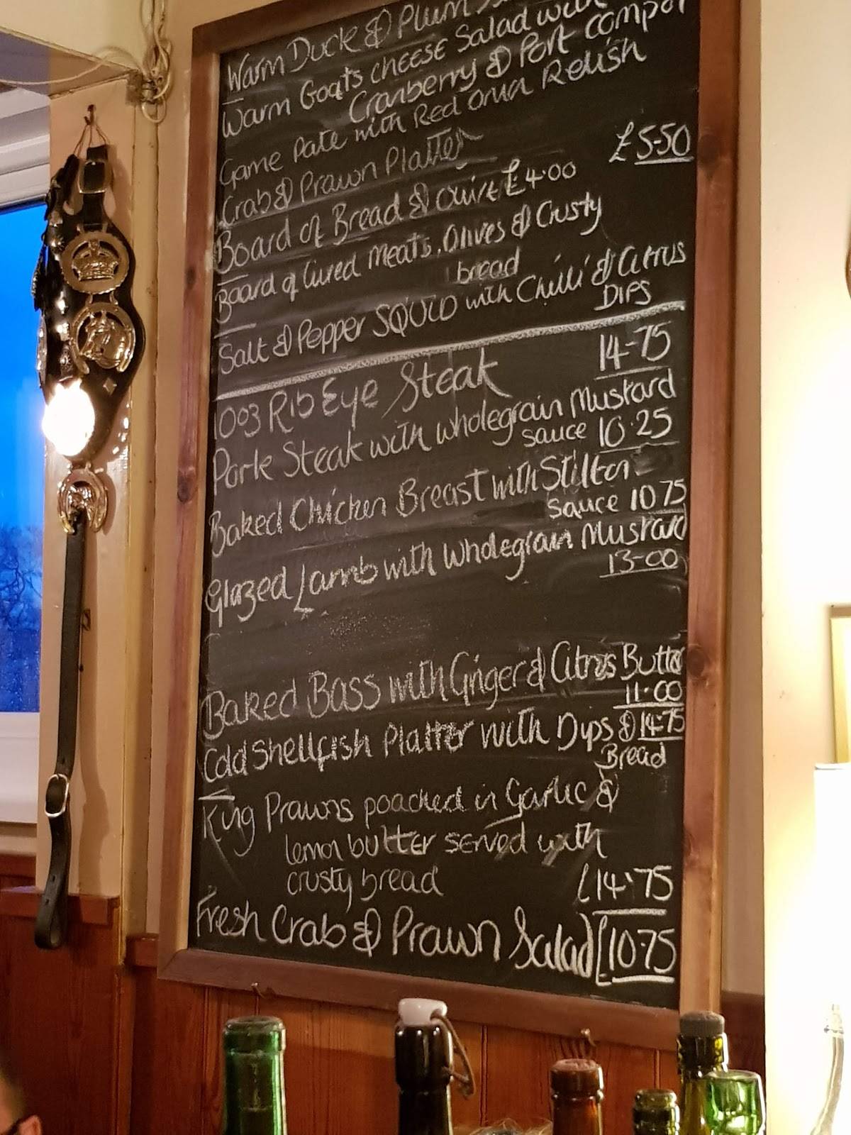 Menu at The Railway pub & bar, North Tawton, Whiddon Down Road