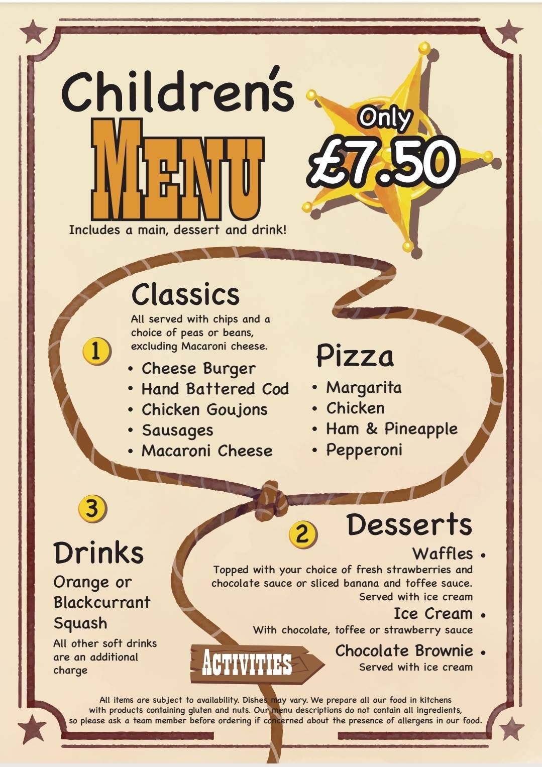 Menu at The Red Lodge Steakhouse & Bar, Red Lodge