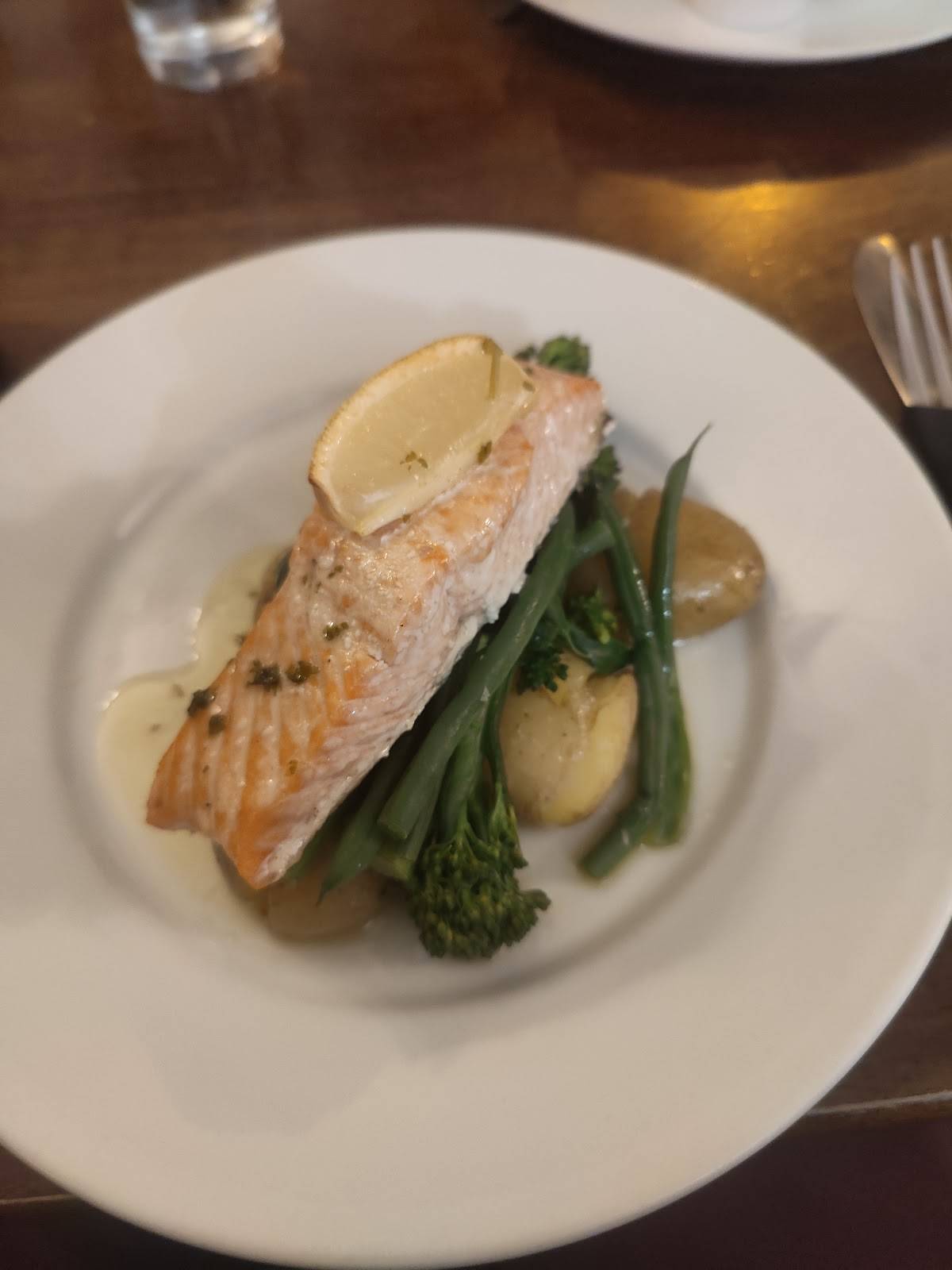 Menu at The Seven Stars restaurant, March