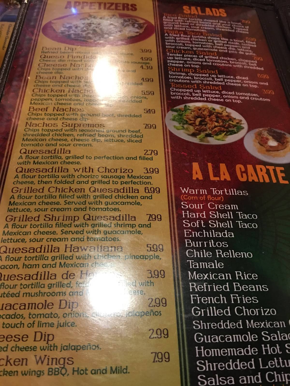 Menu at Tlaquepaque Mexican Restaurant - Zanesville, Zanesville, 3090 ...
