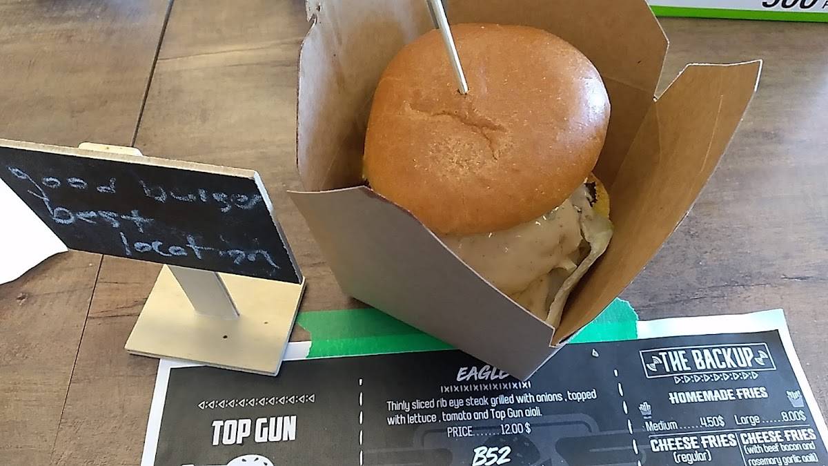 Carta del restaurante Top Gun Burger (Keele St.), Vaughan