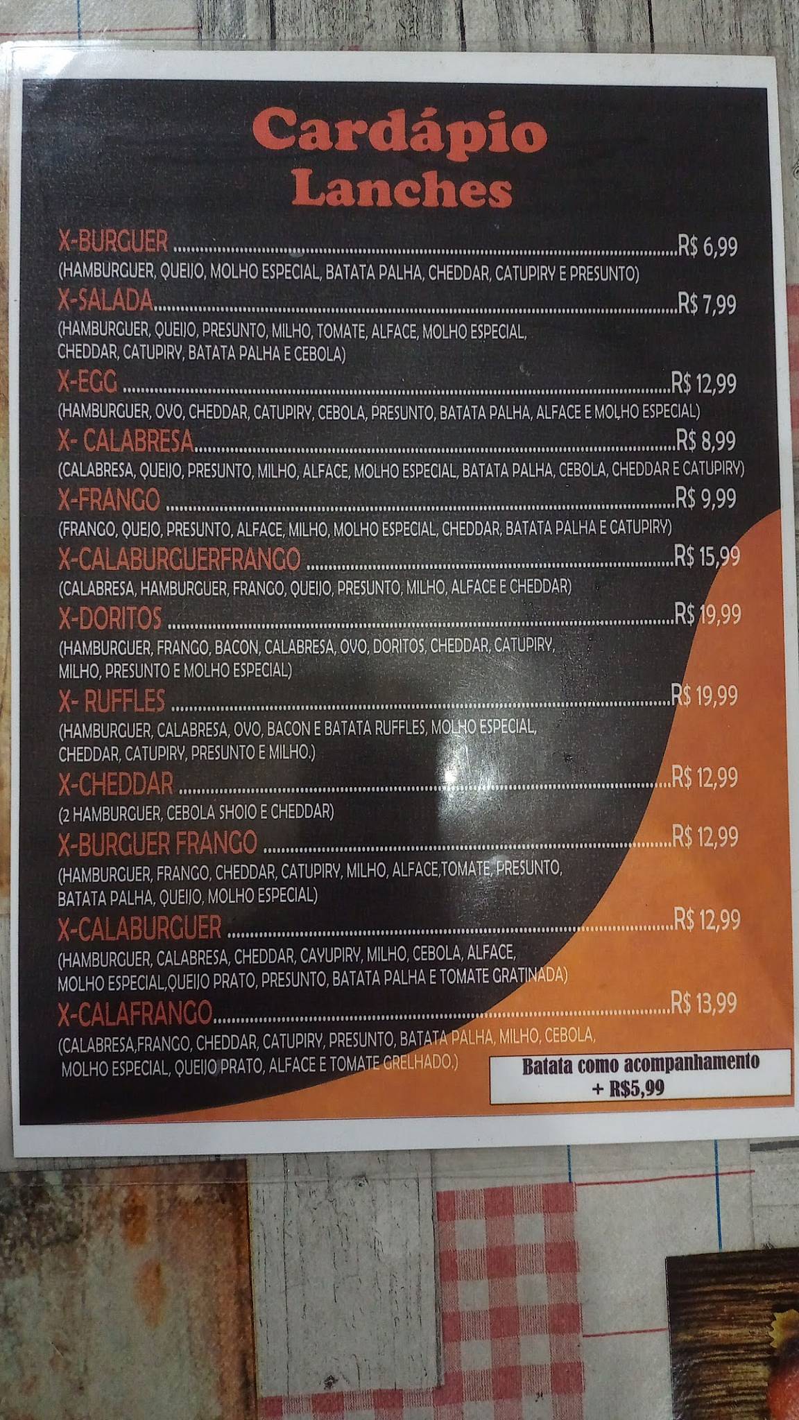 Menu at Vai Ficar Melhor Marmitex restaurant, Praia Grande
