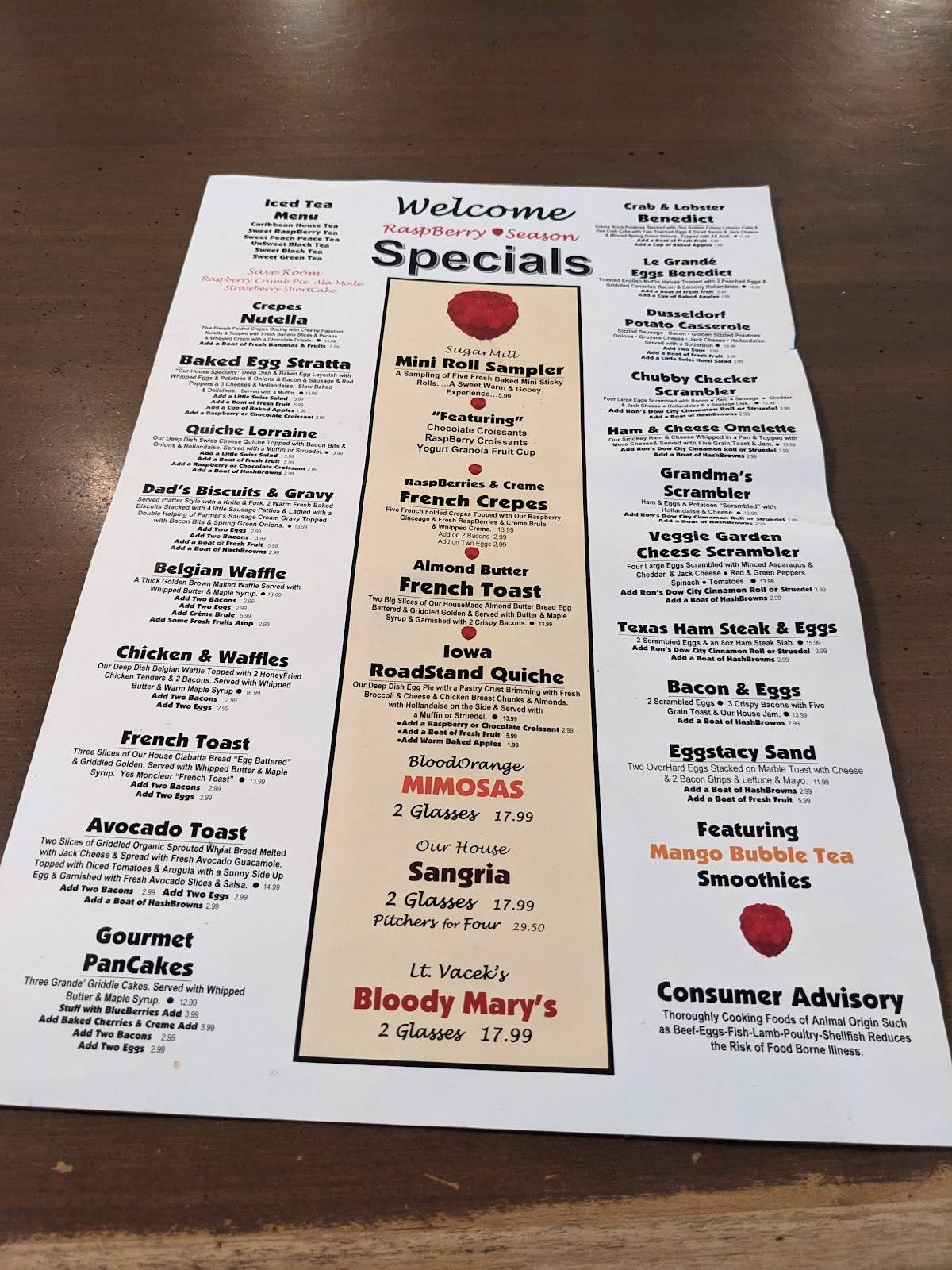 Menu at WheatFields Eatery & Bakery, Omaha, S 103rd St
