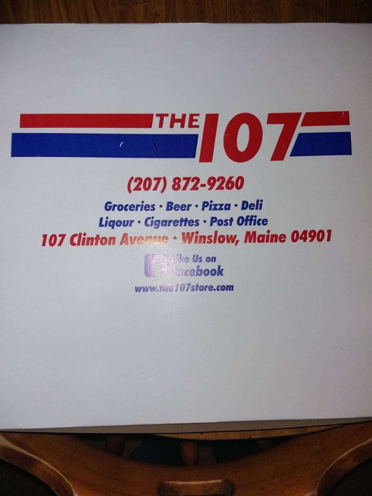 Menu at The 107 pizzeria, Winslow