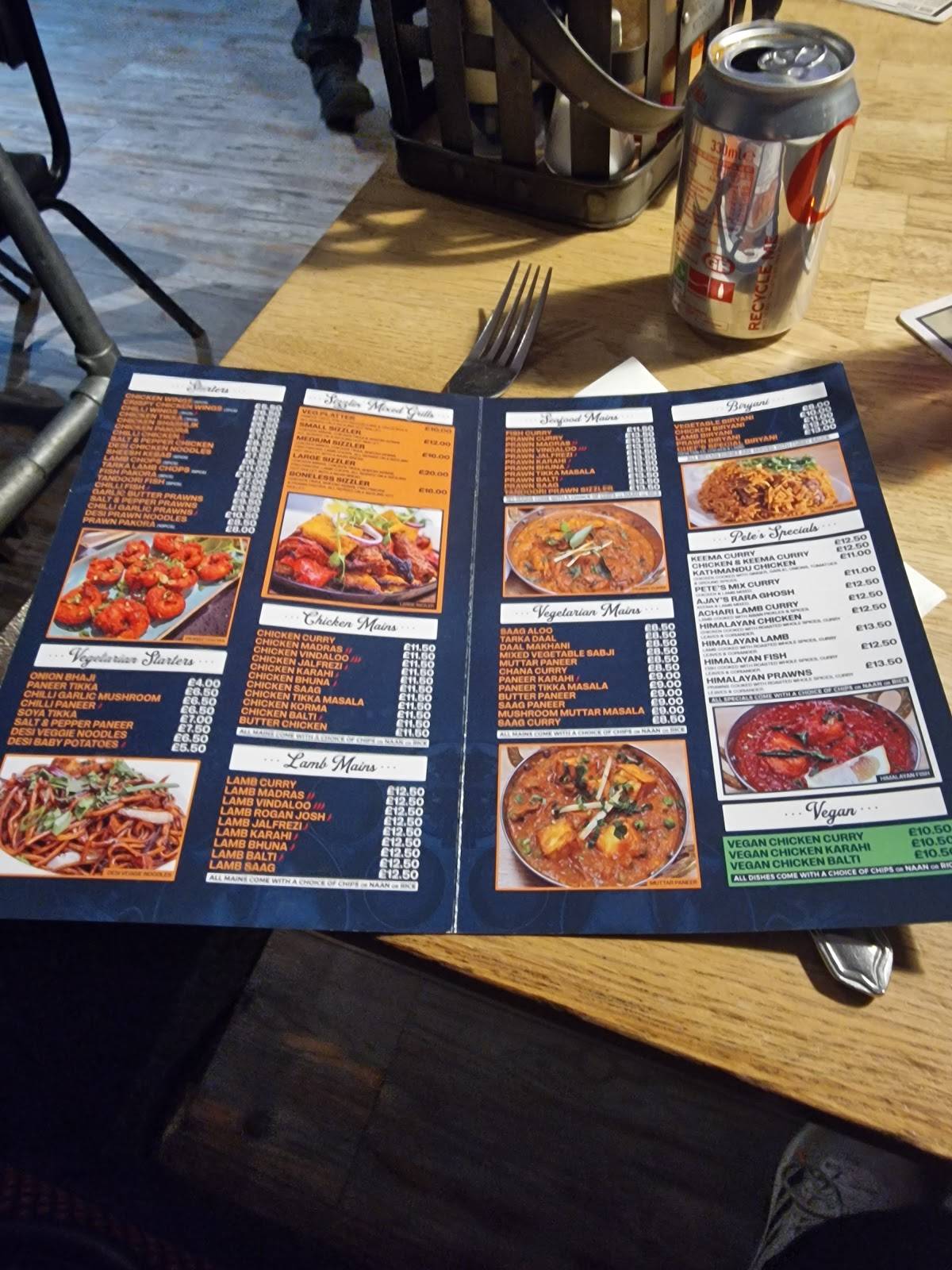 Menu at Desi Yew Tree pub & bar, Wolverhampton
