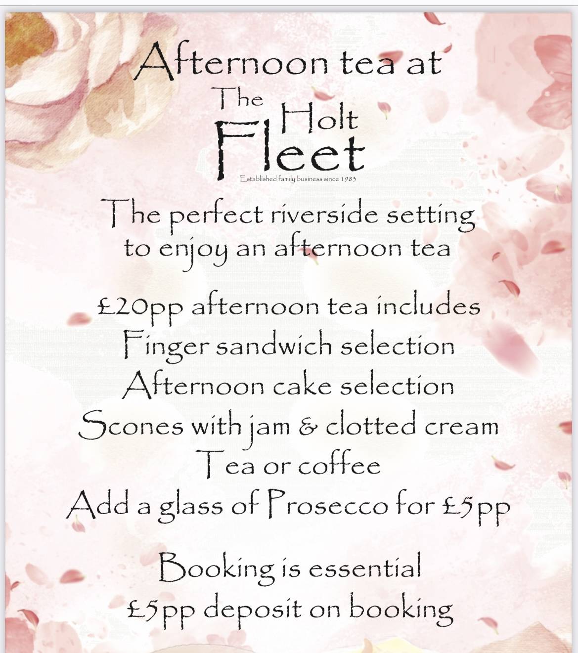 Menu at The Holt Fleet restaurant, Worcester