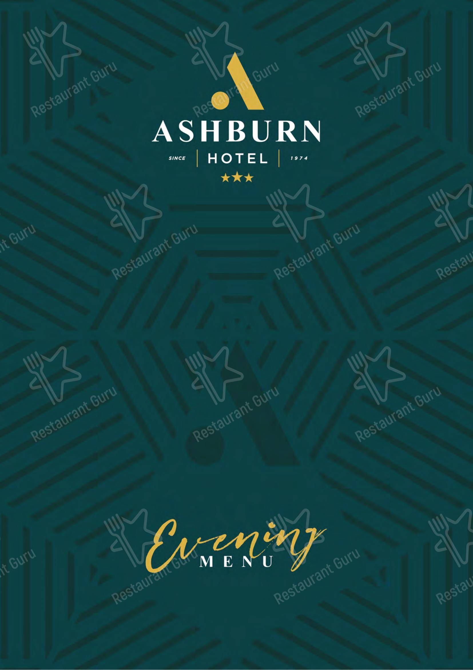 Menu at Ashburn Hotel pub & bar, Lurgan