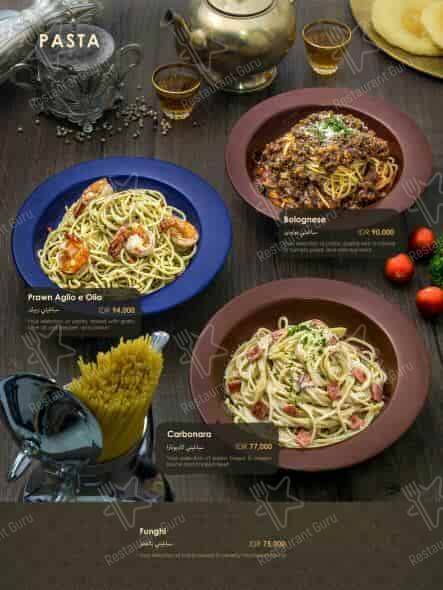 Menu at Al Jazeerah Signature Middle East Restaurant And Cafe Bandung ...
