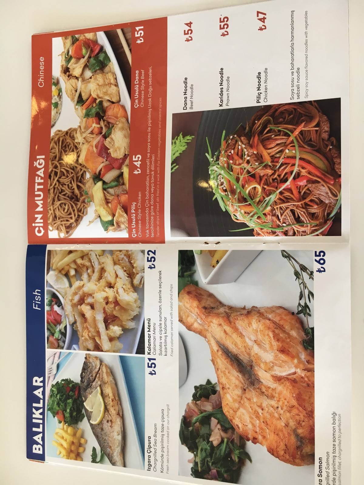 Menu at Eziç Peanuts, Cyprus, Karakız Sk 26