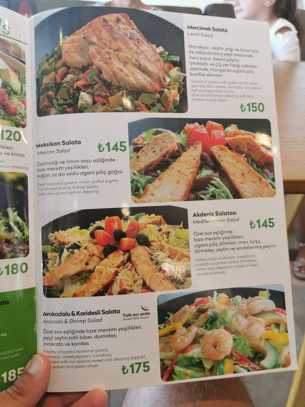 Menu at Eziç Peanuts, Cyprus, Karakız Sk 26