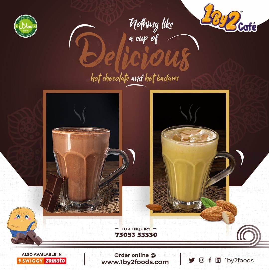 Menu at 1By2 Cafe - Porur, Chennai