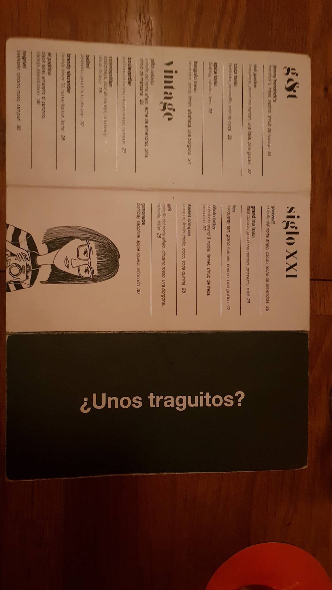 Carta del restaurante 27 Tapas, Miraflores