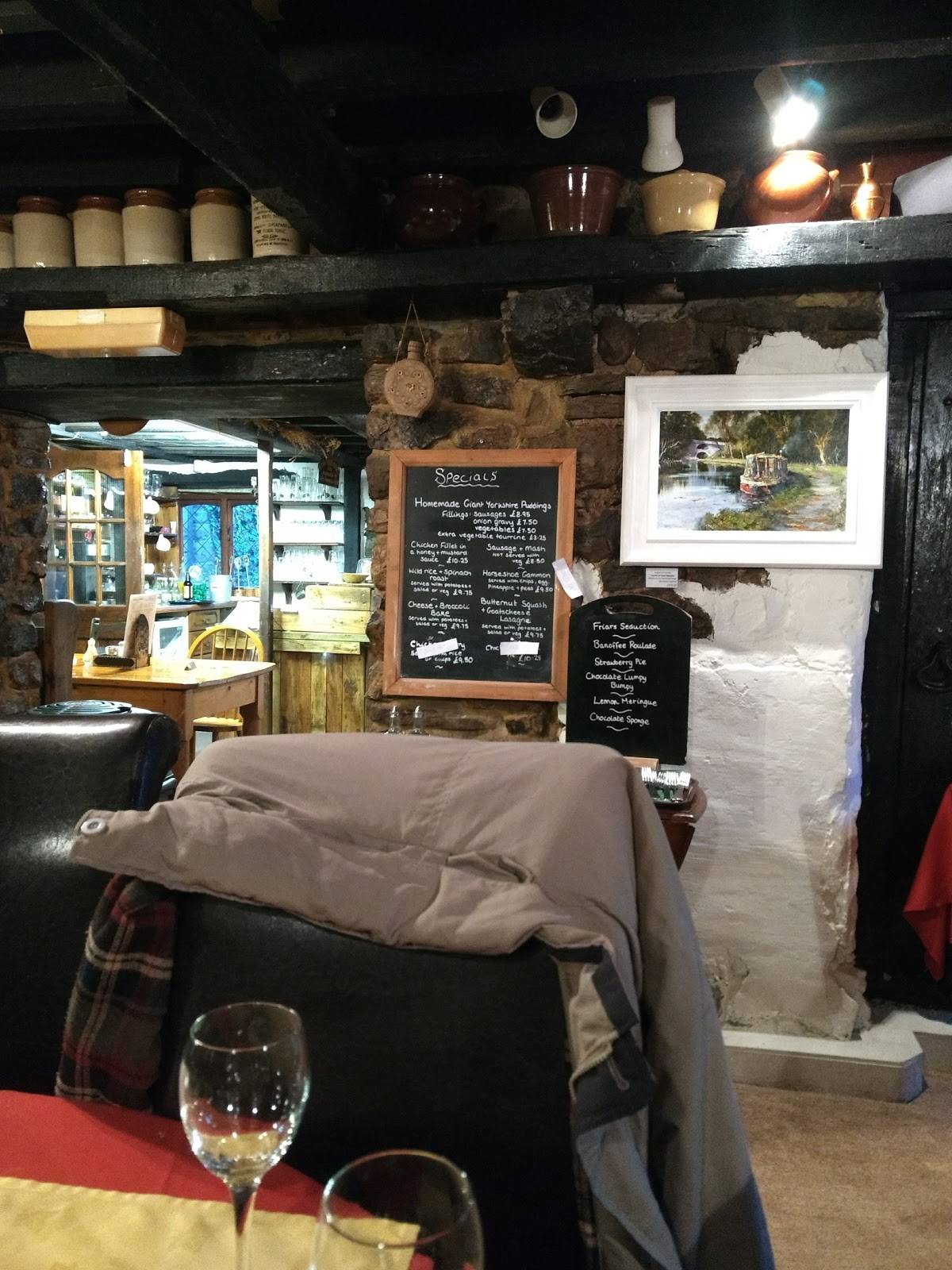 Menu at Abbots Harbour restaurant, Gargrave