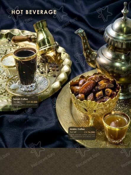 Menu at Al Jazeerah Signature Middle East Restaurant And Cafe Bandung ...