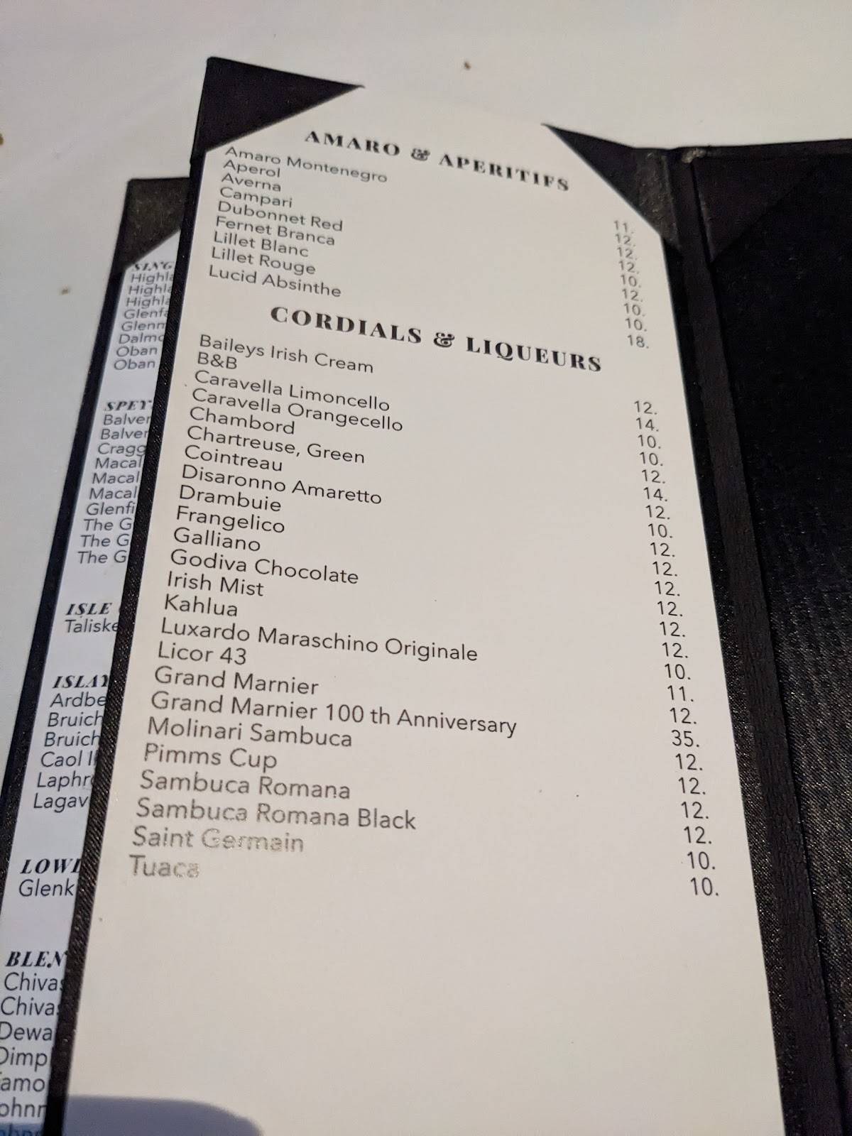 Menu at 677 Prime steakhouse, Albany