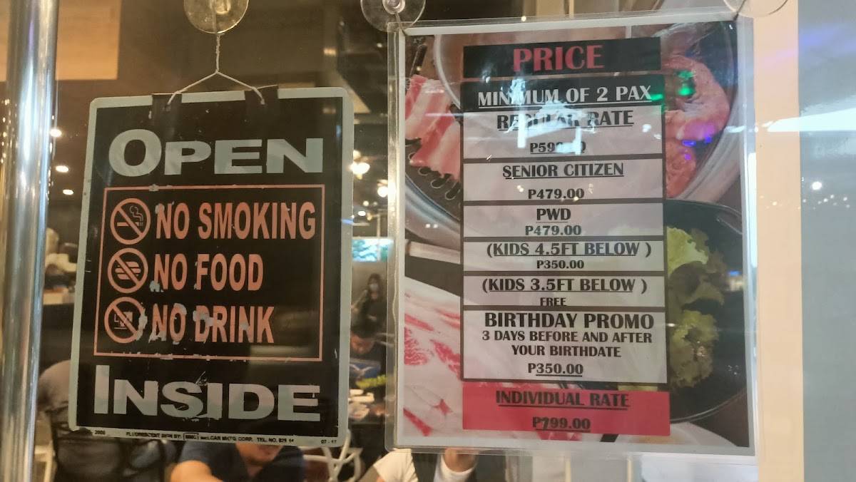 Menu at All4u restaurant, Mandaluyong