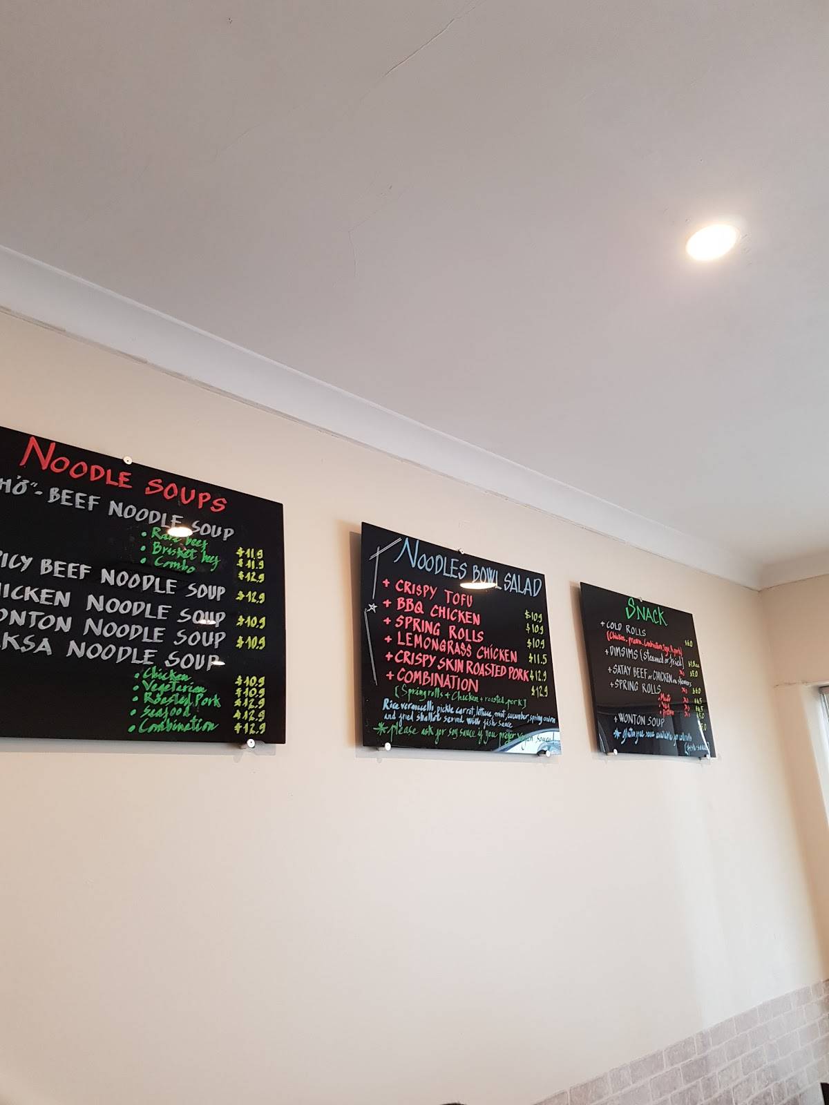 Menu at Asian Taste Vietnamese cuisine restaurant, Brooklyn Park