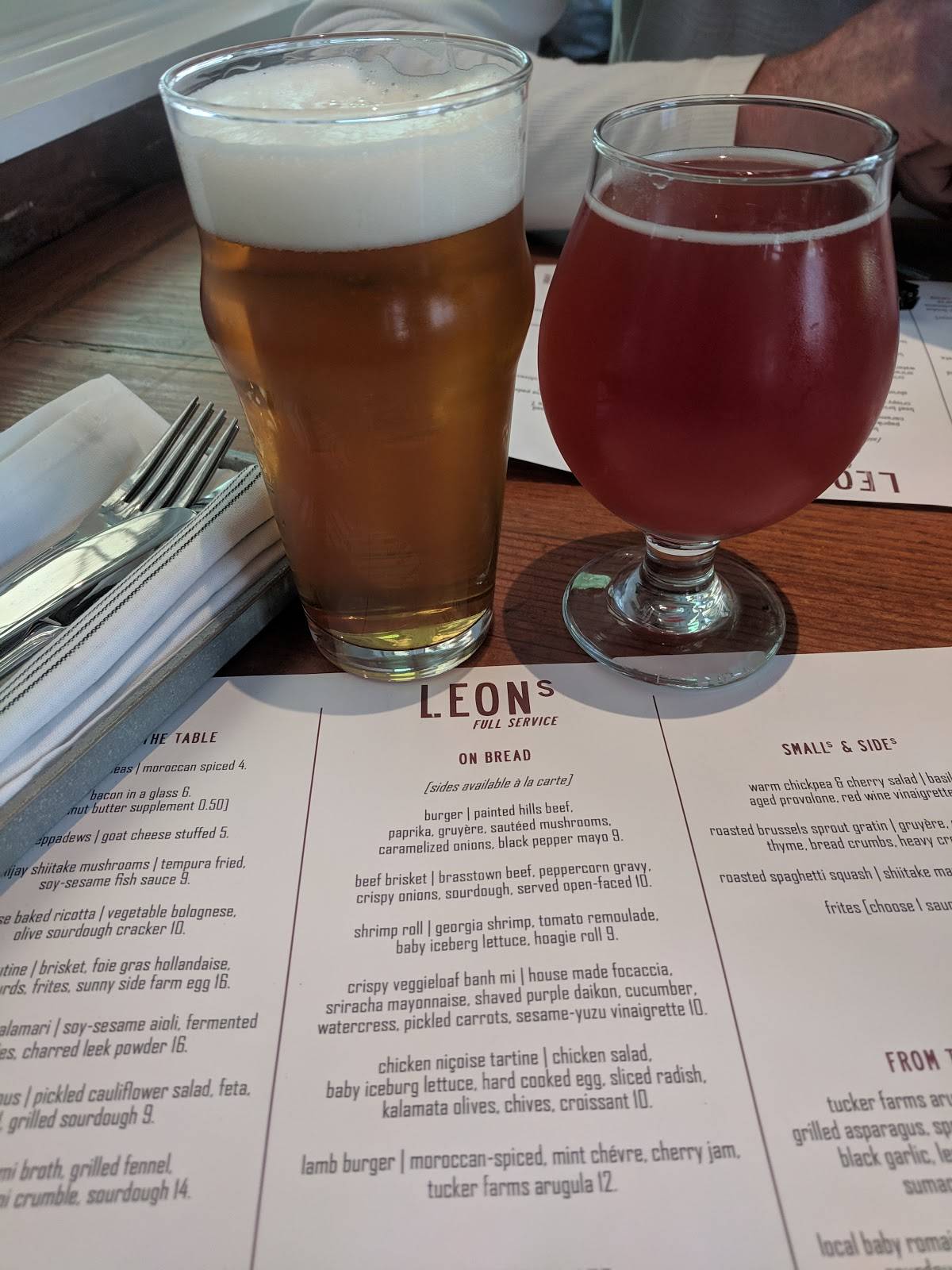 Menu at LEON's Full Service pub & bar, Decatur