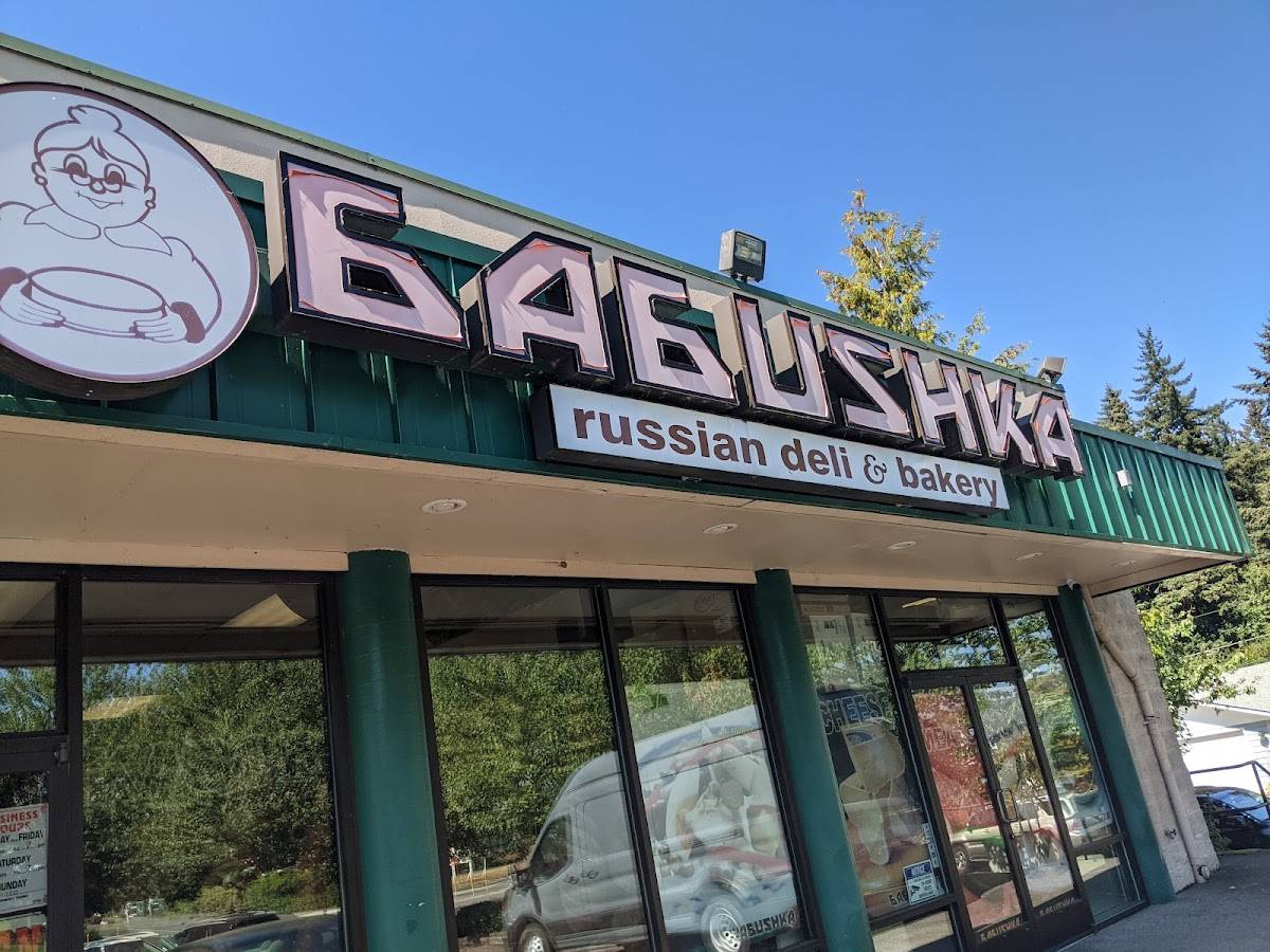 Menu at Babushka Russian Deli and Bakery, Wood Village