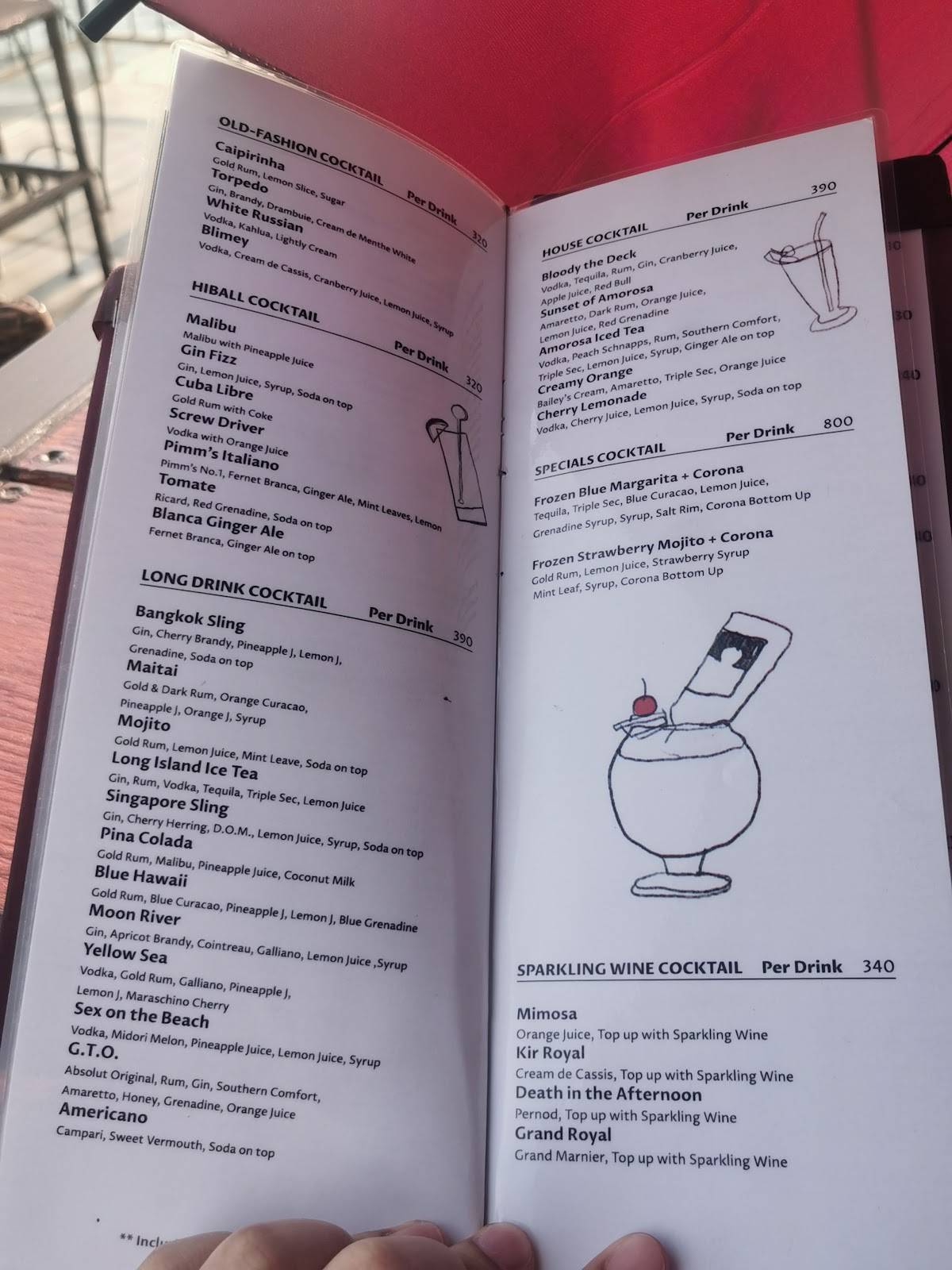 Menu at The Deck by Arun Residence restaurant, Bangkok