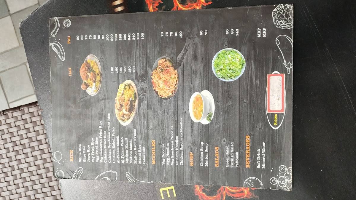 Menu at Barbeque (licensed to grill), Bengaluru