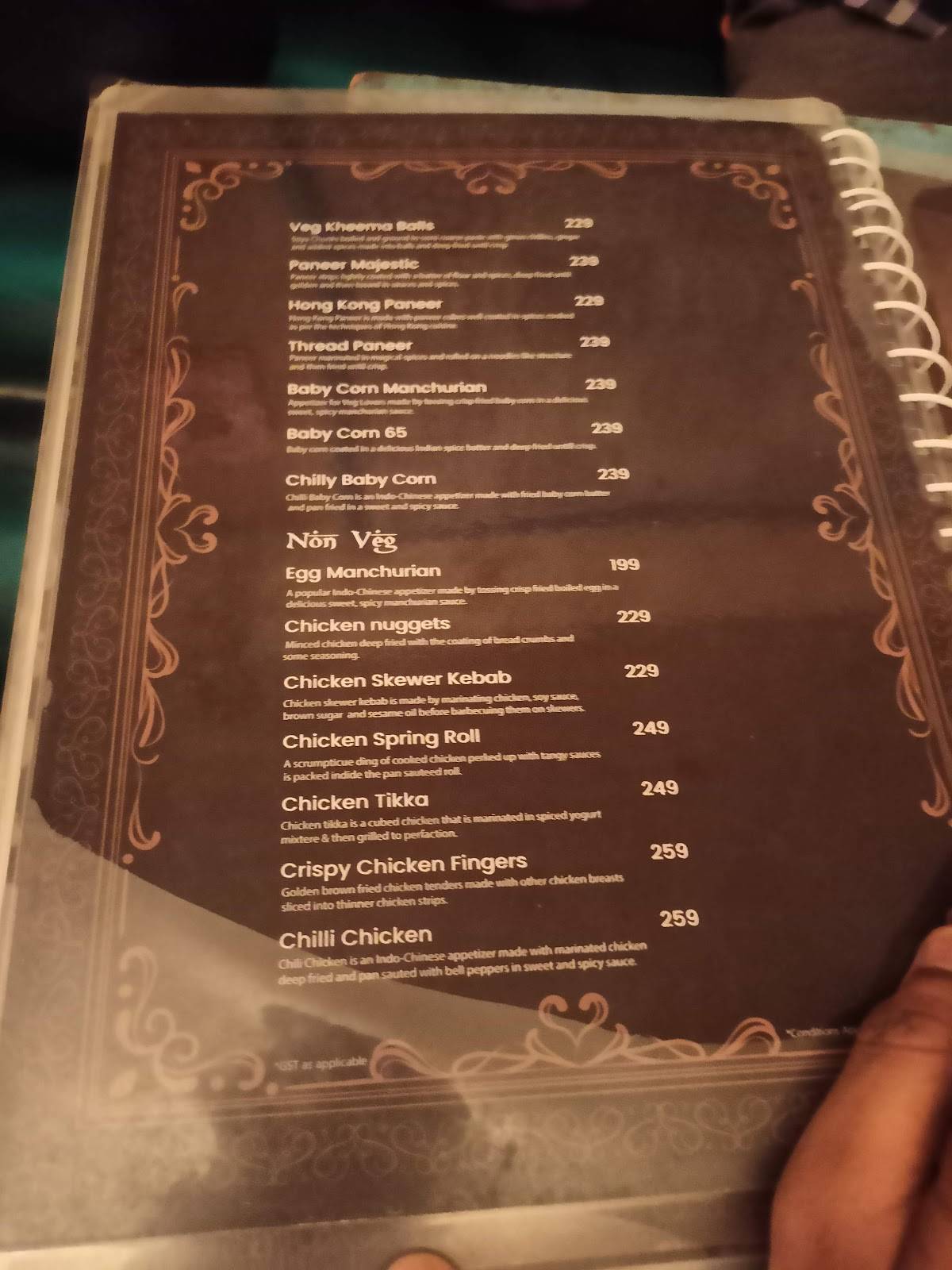Menu at Barkas Arabian Kitchens, Rajahmundry, Near