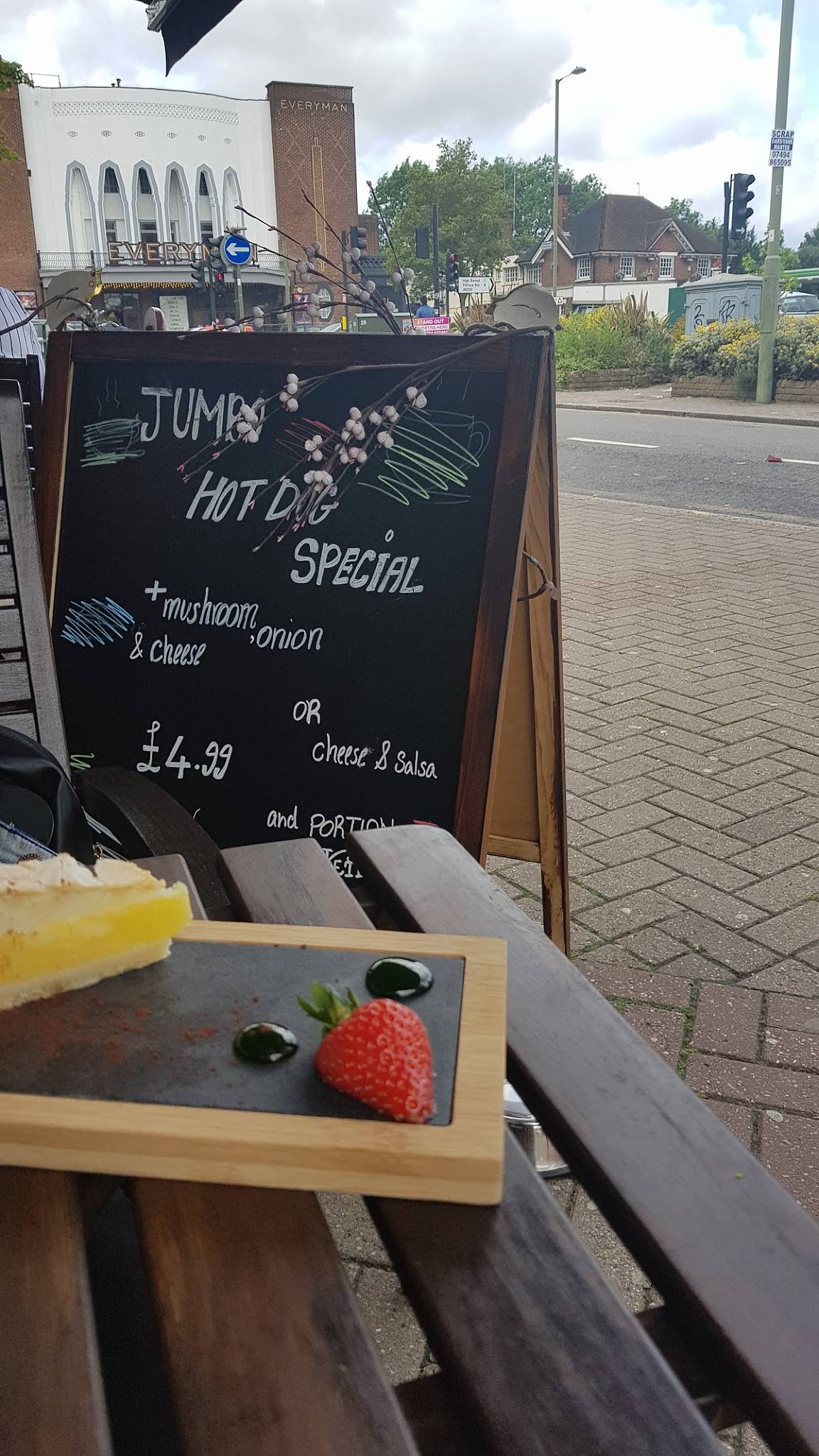 Menu at Vibe Cafe, Barnet, 6