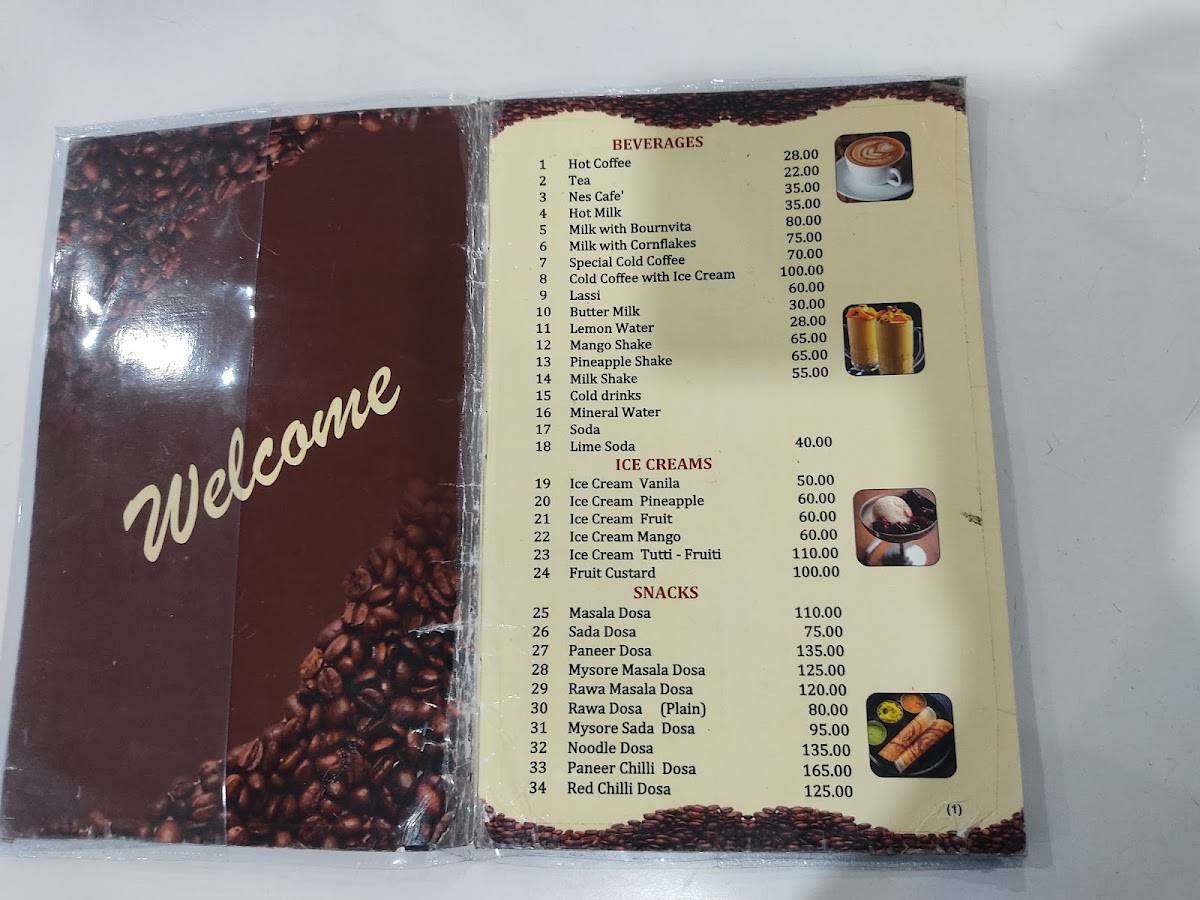 Menu at Indian coffee house, Durg, 58P8+RVJ
