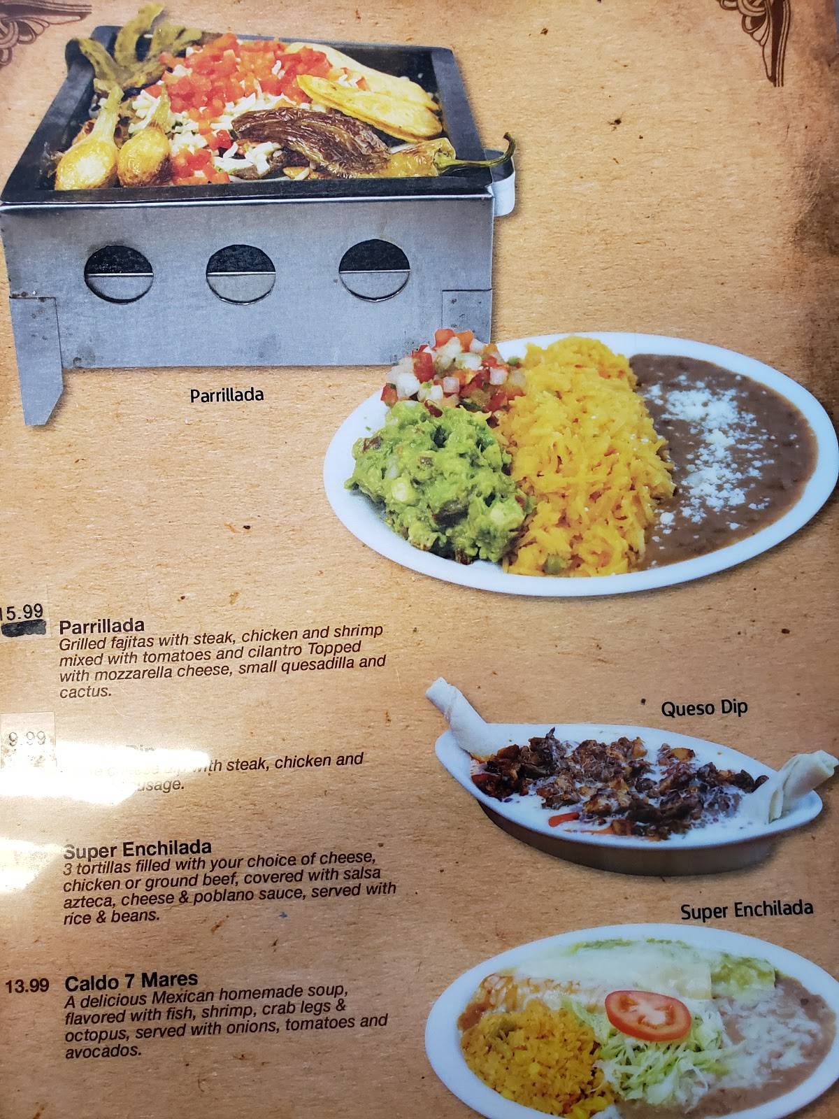 Menu at Birrieria Diaz restaurant, Bethany