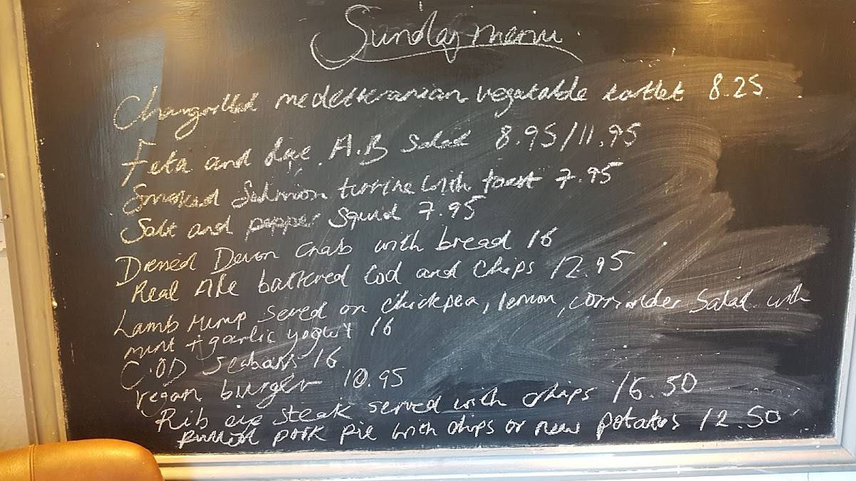 Menu at The Anchor Bleu pub & bar, Chichester
