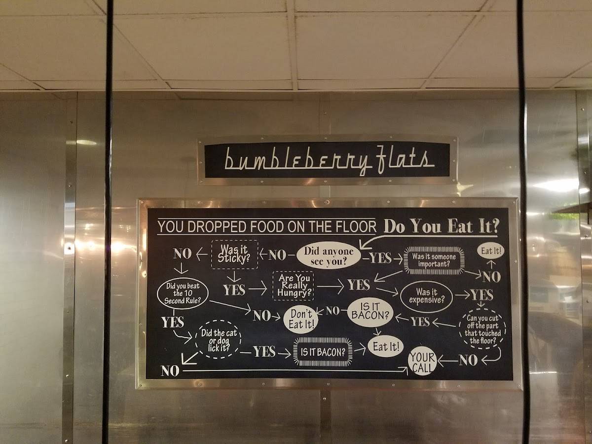Menu at Bumbleberry Flats restaurant, Laughlin