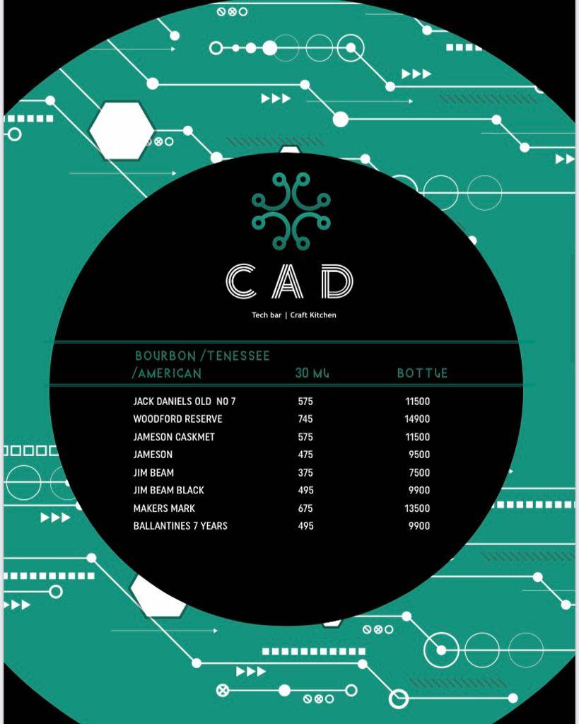 Menu at CAD TECH BAR & CRAFT KITCHEN, Gurugram
