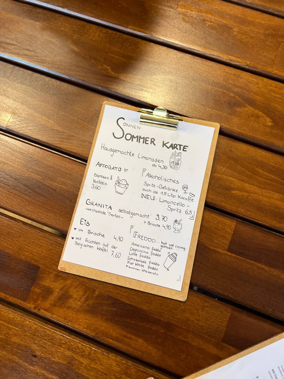 Speisekarte von Café Senza Limiti cafe, Würzburg