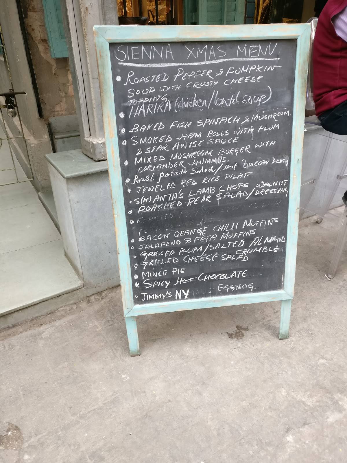 Menu at Sienna Store & Cafe, Kolkata, 49