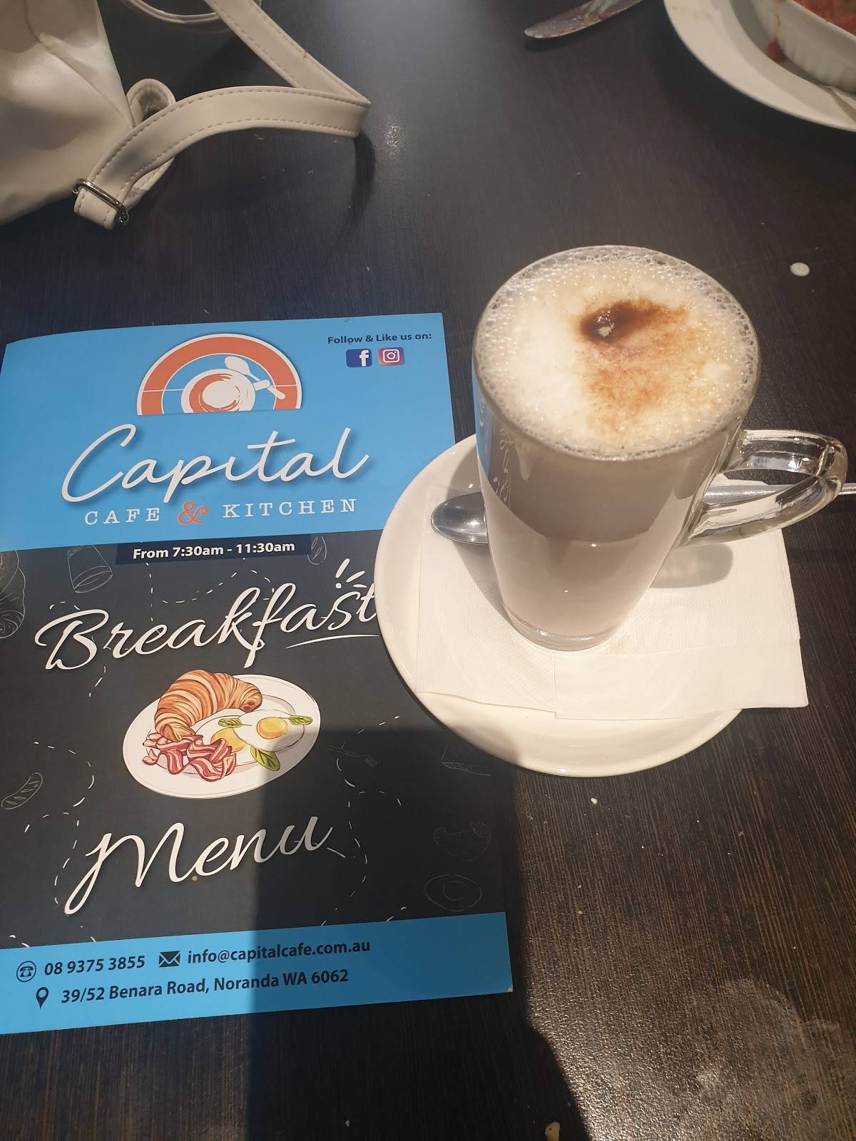 Carta de Capital Cafe and Kitchen, Noranda
