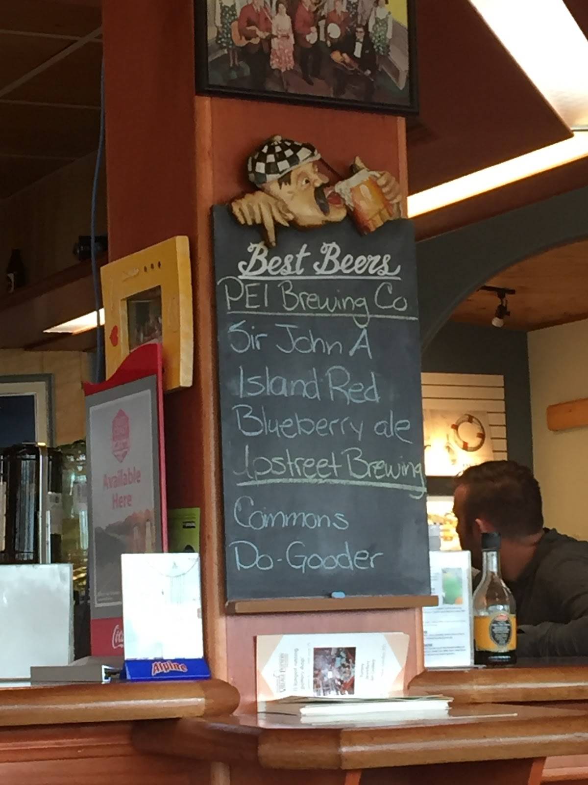 Menu at Carr's Oyster Bar, Stanley Bridge